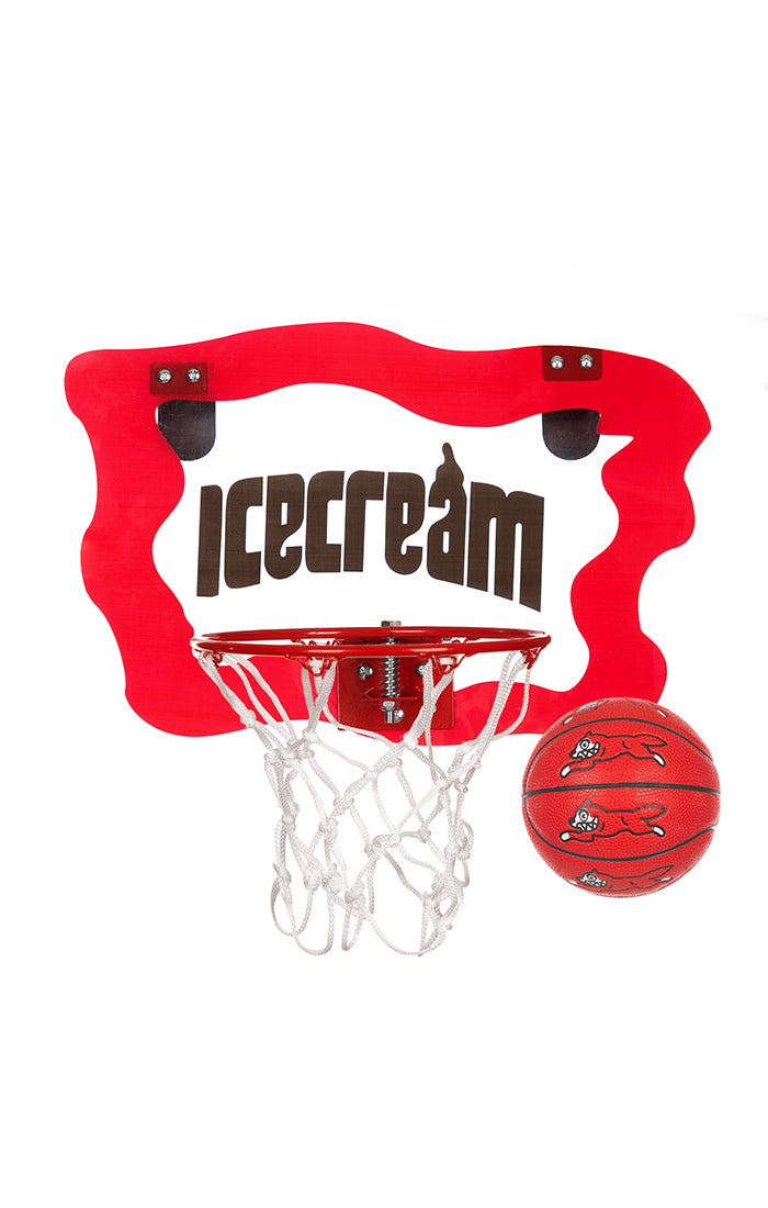 ICECREAM slam dunk mini basketball hoop - red – Privei